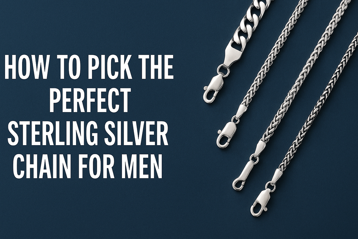 How to Pick the Perfect Sterling Silver Chain for Men – Jewelry1000