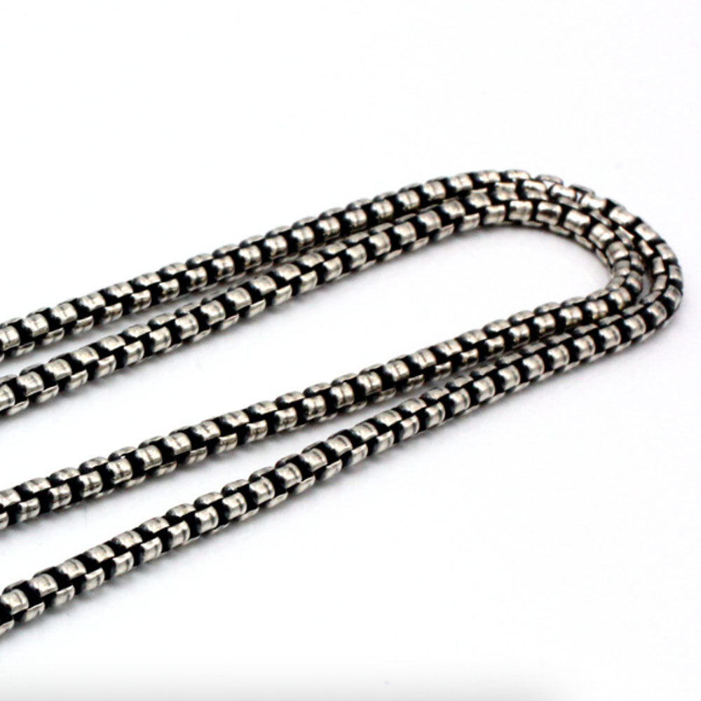 Men's Sterling Silver Box Chain – Jewelry1000