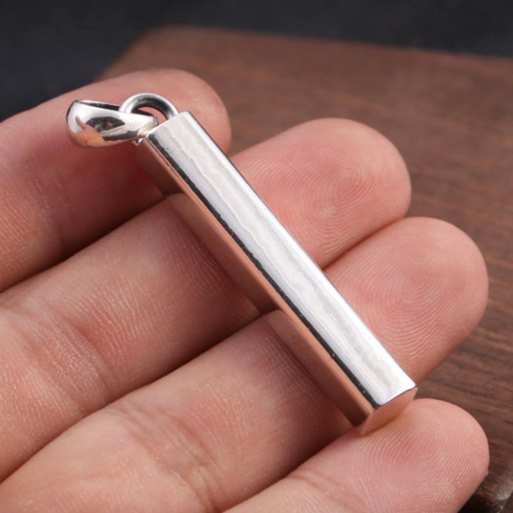 Square bar necklace store