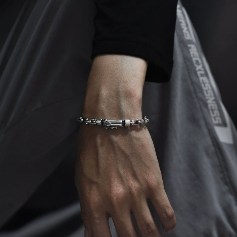 Men’s Silver Bracelets | Solid 925 Sterling Silver Bracelets for Men ...