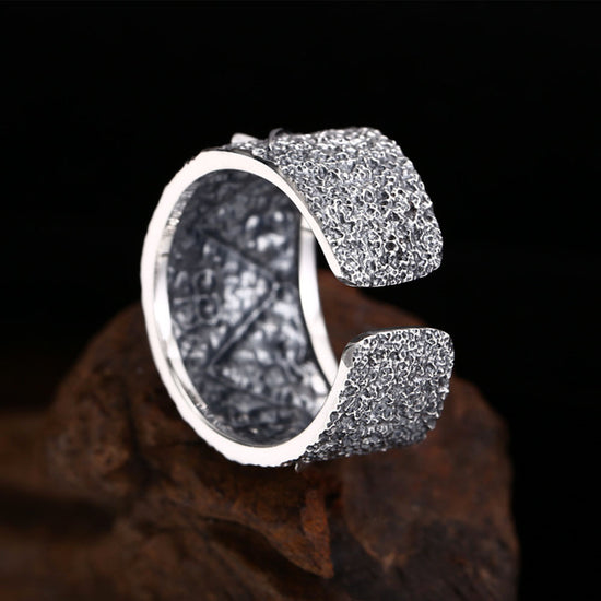 Sterling Silver Iron Crosses Ring for Men - Jewelry1000.com